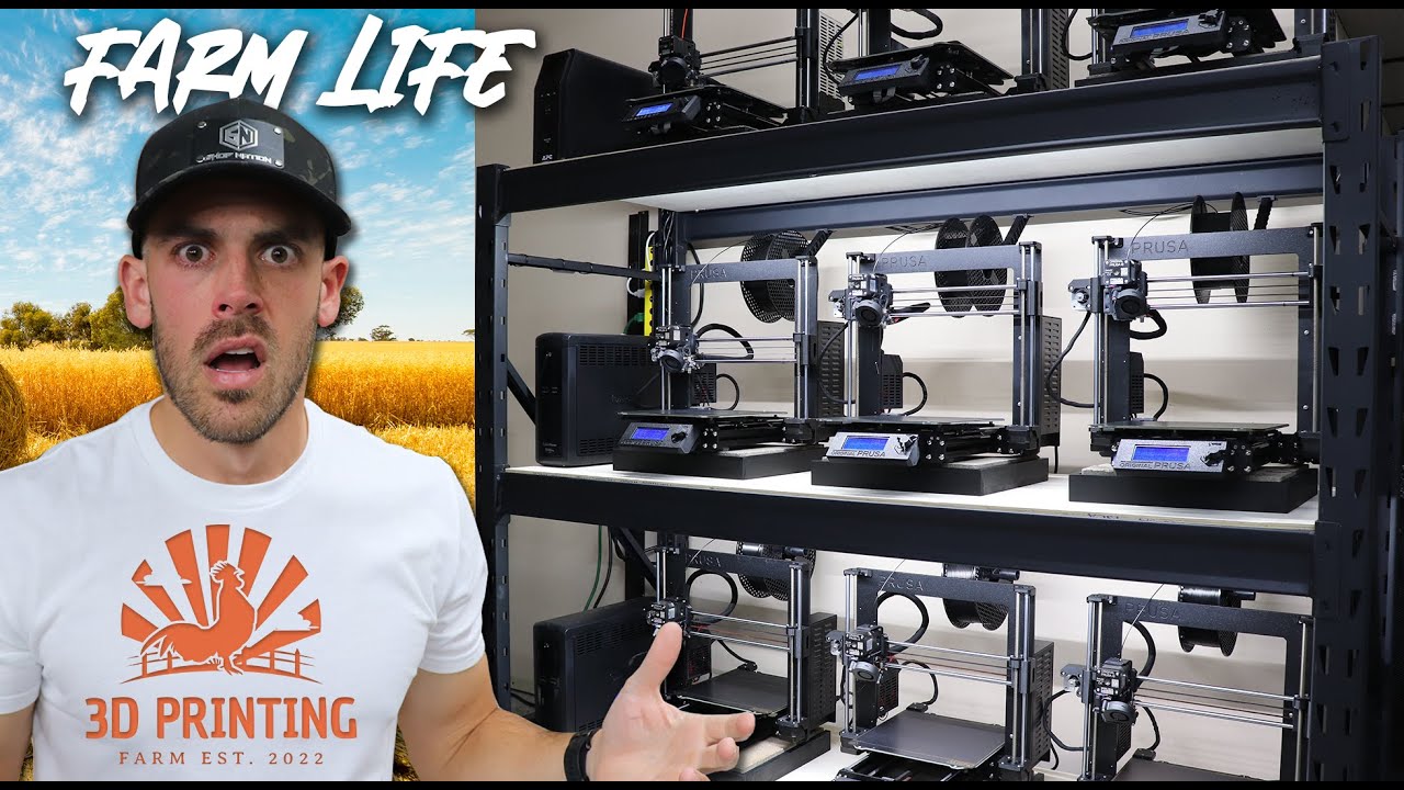 How I built my 3D print farm 🏭💡