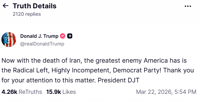 Trump: 'The greatest enemy America has is the radical left,' targets ...