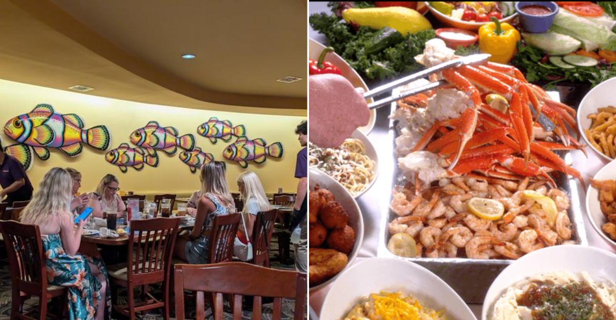 The massive Florida seafood buffet that serves a tropical-inspired feast
