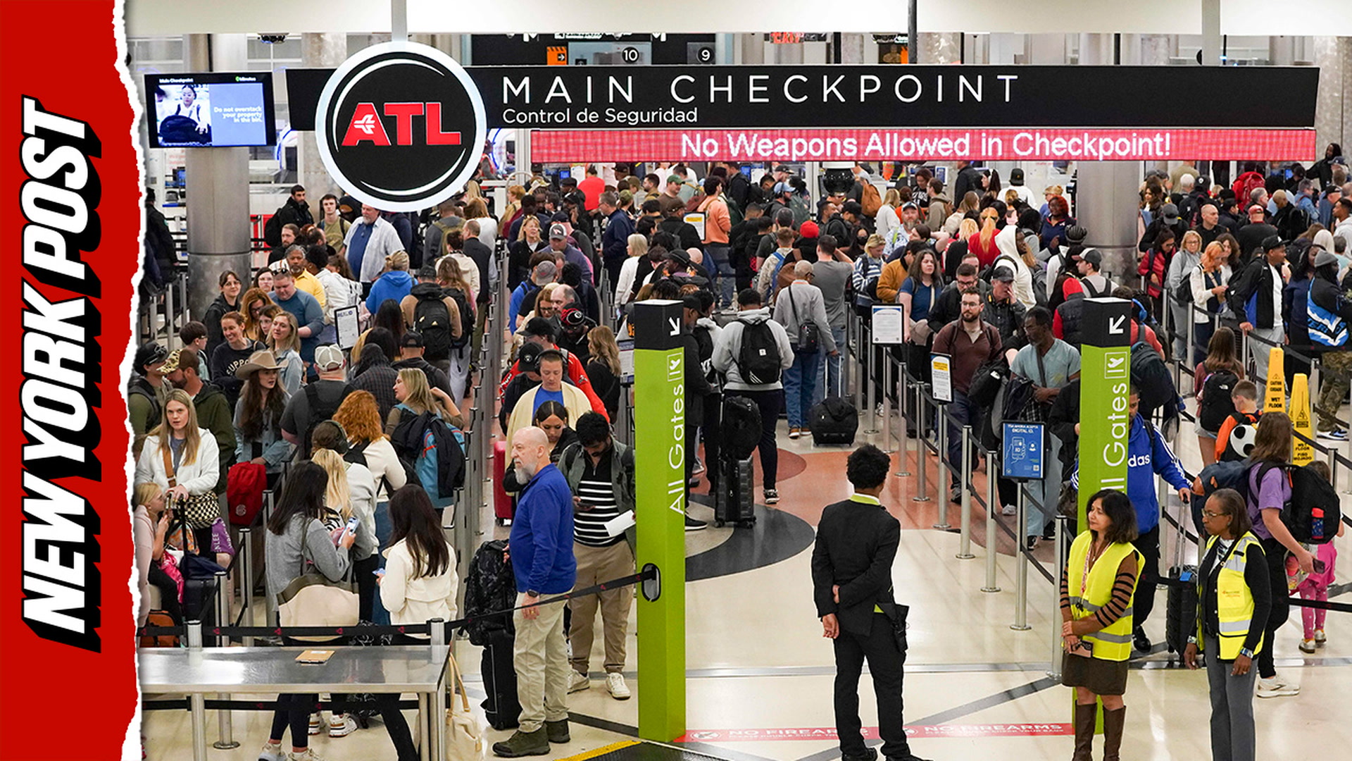 Long TSA lines at Atlanta airport leave travelers waiting hours
