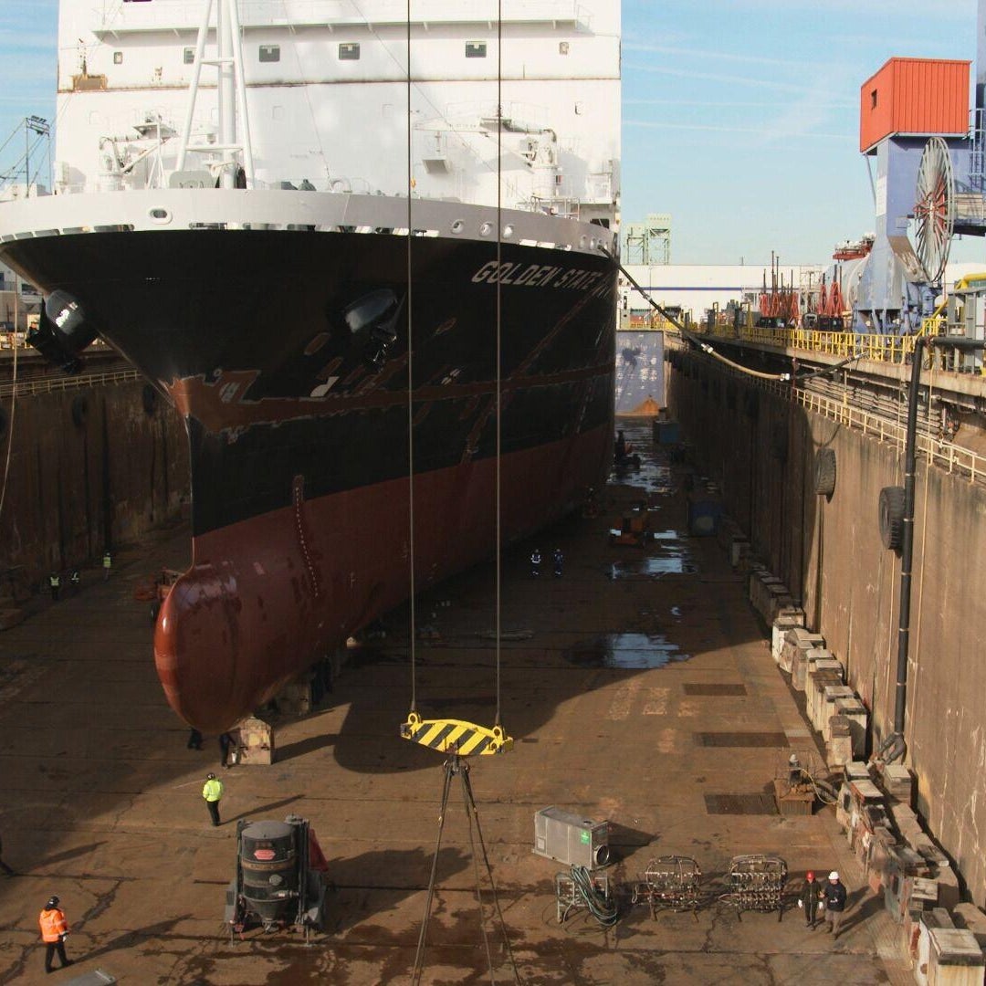 Trump says US shipbuilding is in a crisis as it lags far behind China