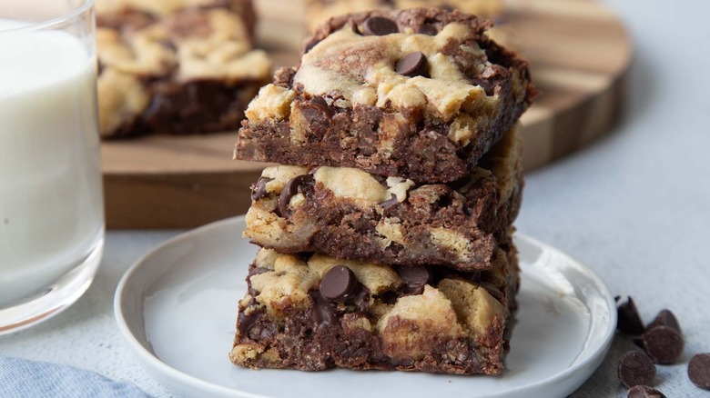 Brown butter ooey gooey brookie recipe