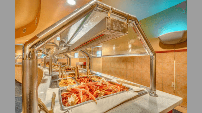 The massive Florida seafood buffet that serves a tropical-inspired feast