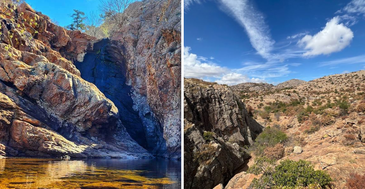 This waterfall trail leads you through rocky forests to a hidden oasis ...