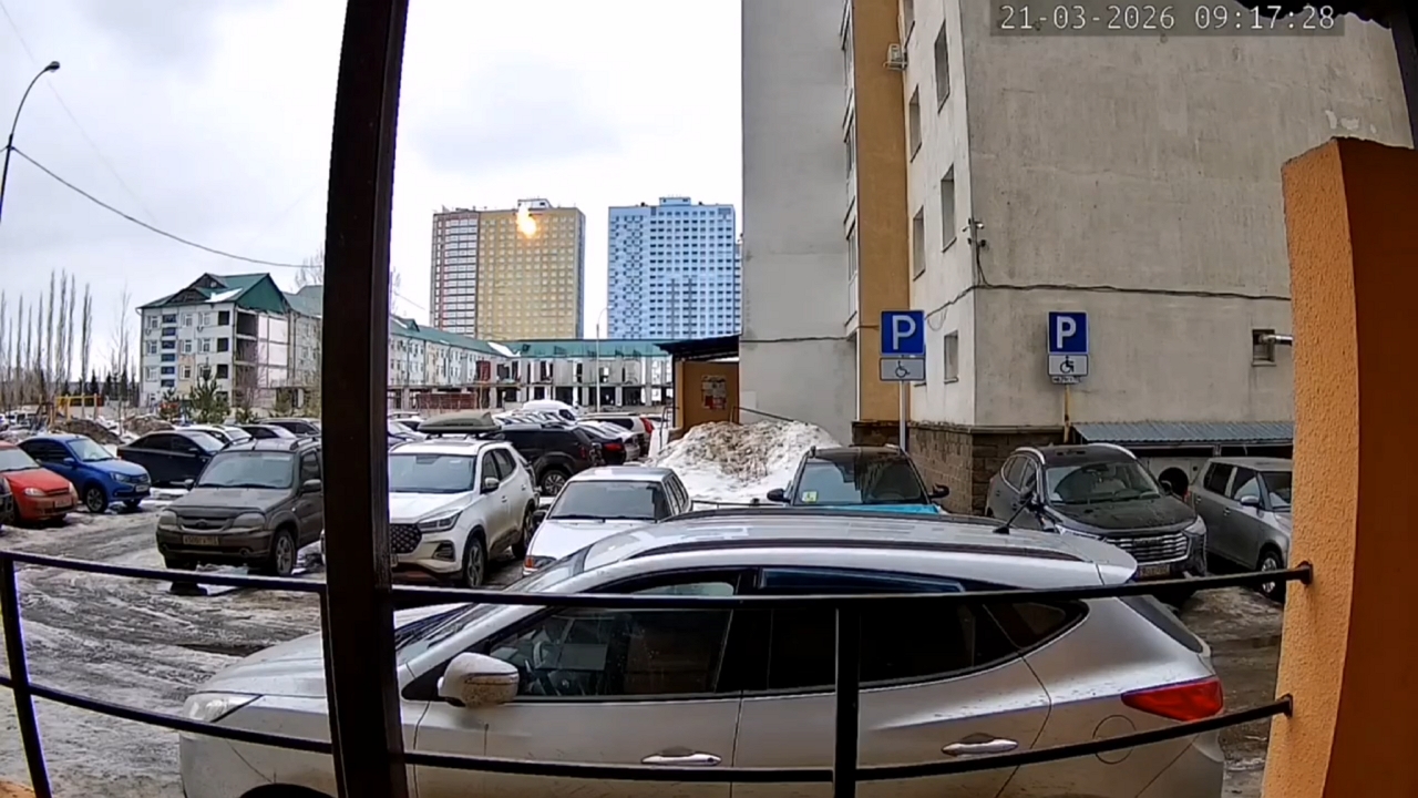 Two drones strike building under construction causing explosion and ...