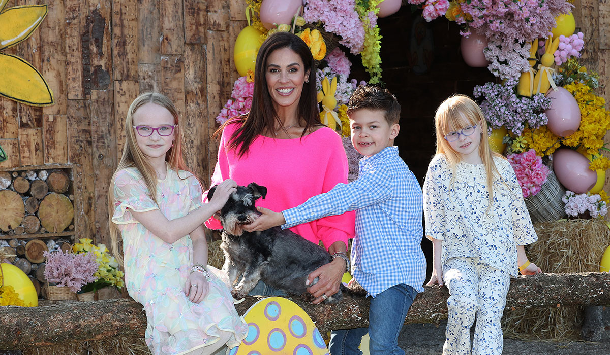 Glenda Gilson's sons join model mum to launch new family Easter experience