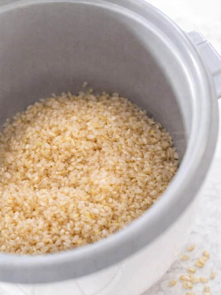 Rice cooker brown rice (short grain)