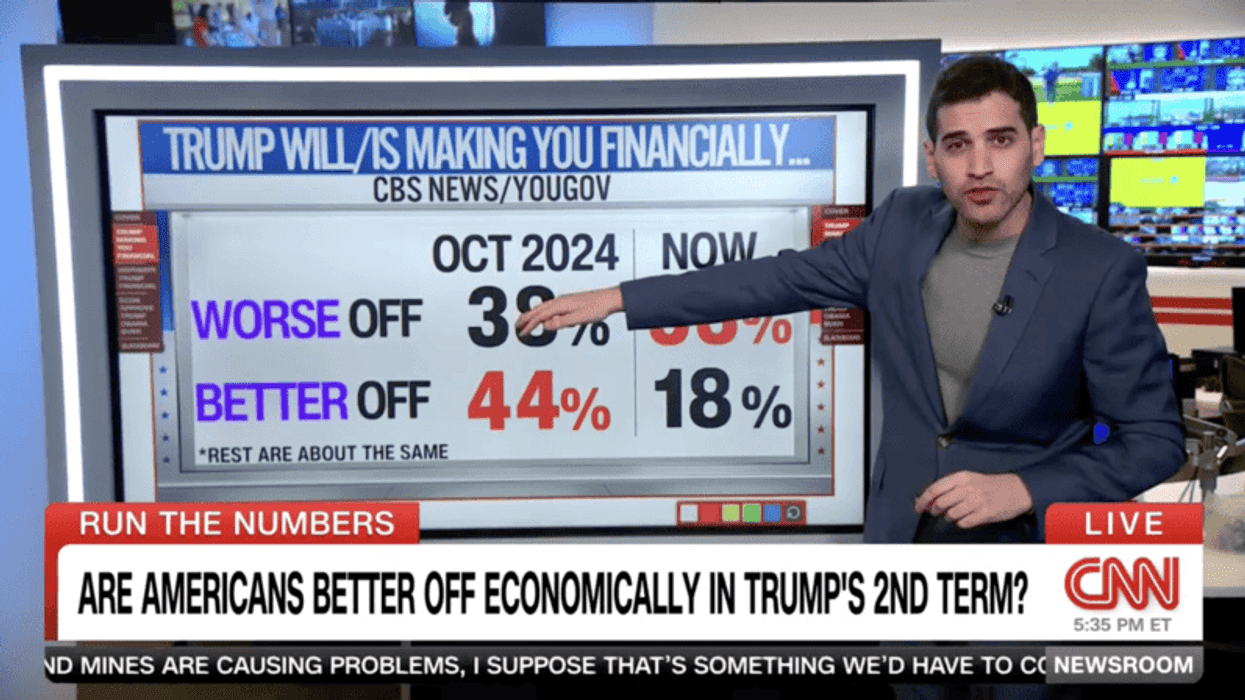 CNN data guru astonished as Trump sinks in polls on key issue
