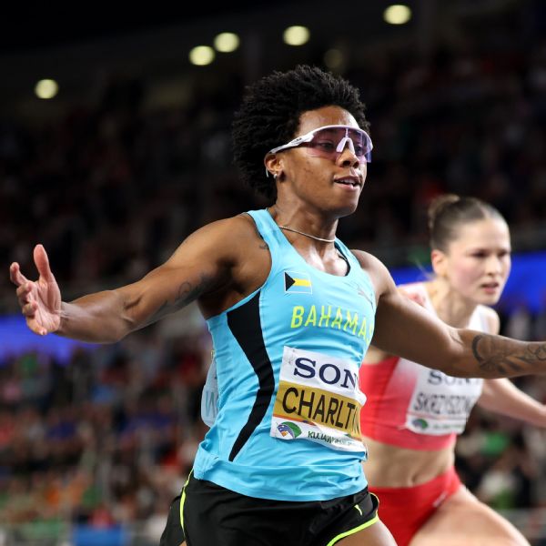 Devynne Charlton, Cooper Lutkenhaus star at World Indoors