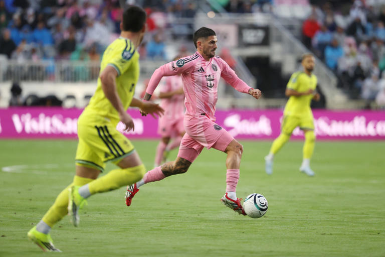 Why is Rodrigo De Paul not playing today for Inter Miami vs. NYCFC?