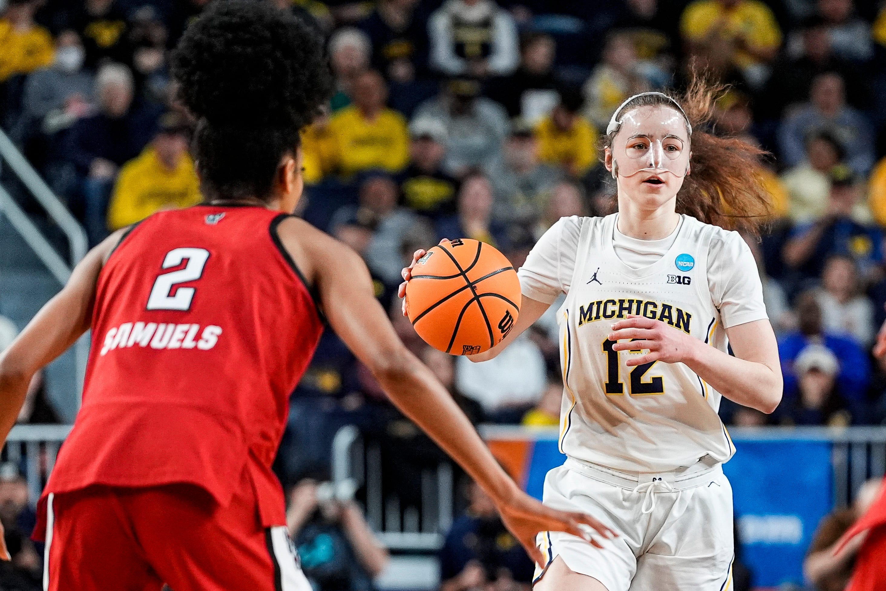 Michigan women's basketball suffocates NC State to reach Sweet 16