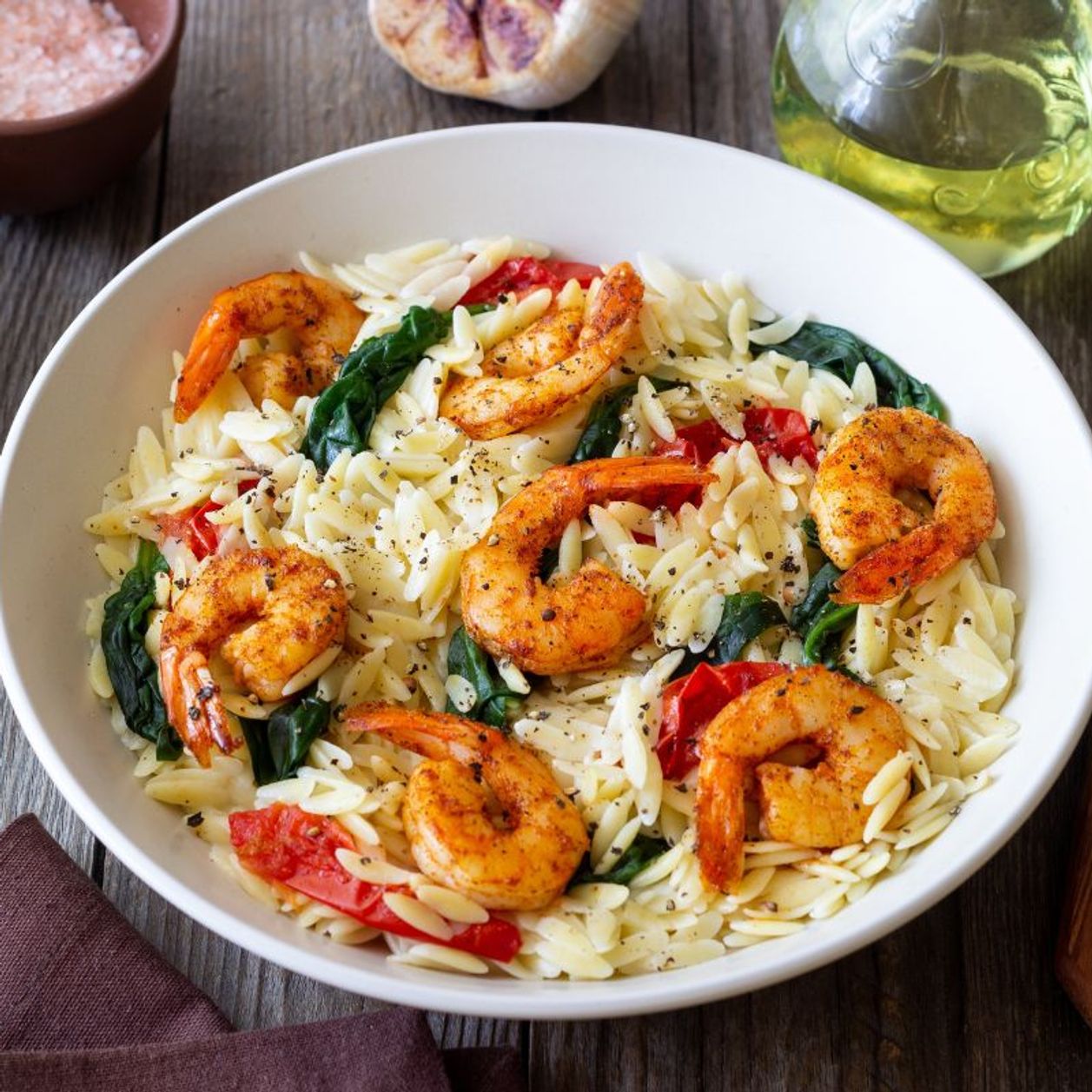 Oubliez la vaisselle avec ce délicieux one pot orzo aux crevettes et ...