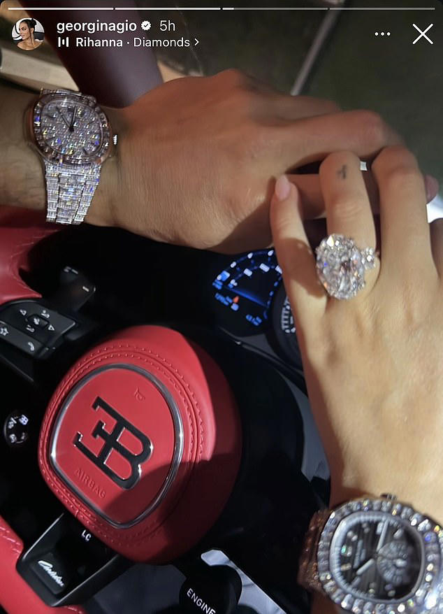 The £15million Instagram story: Cristiano Ronaldo and fiancee Georgina ...