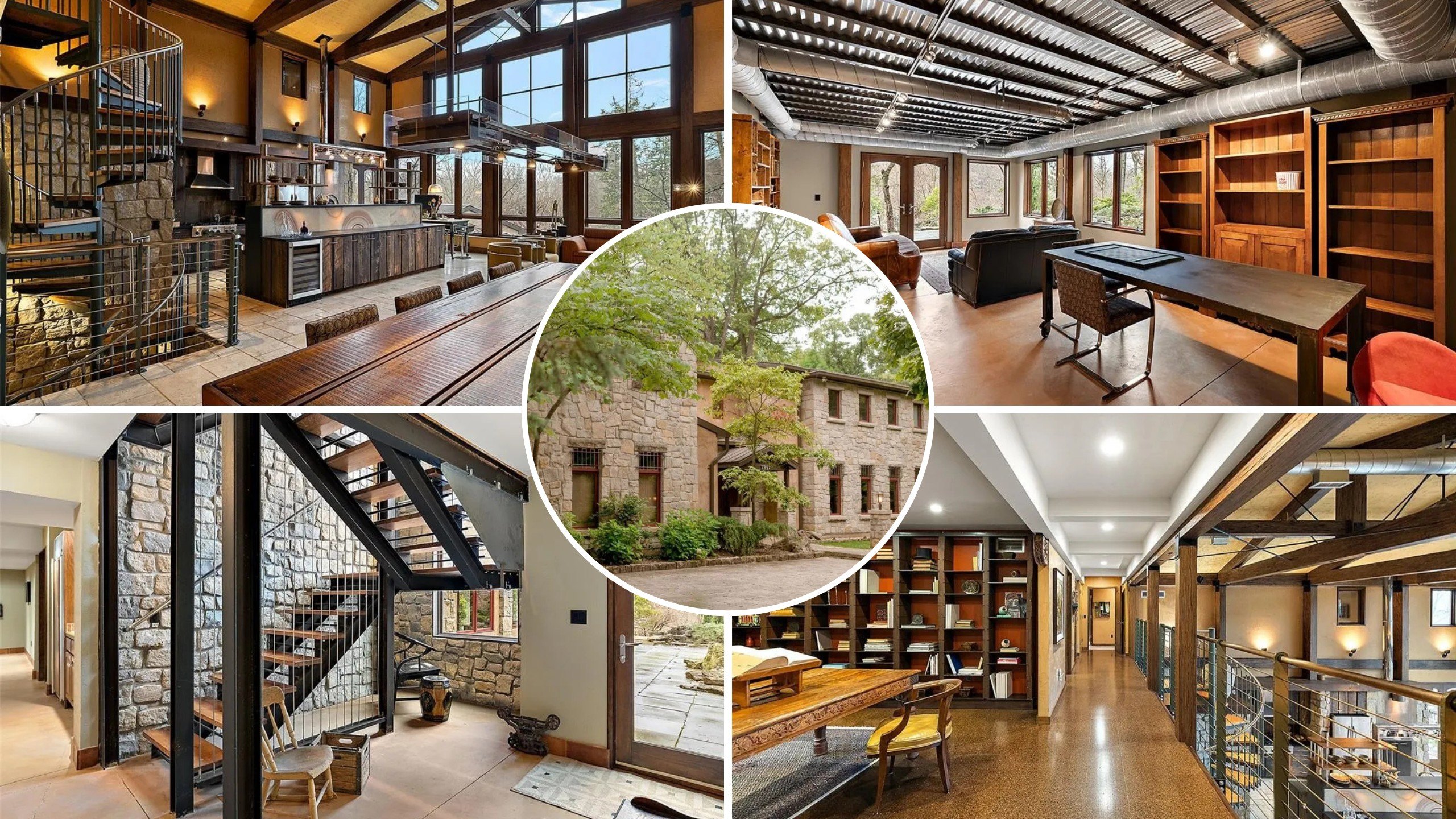 Modernist Detroit home made with materials from a disused Ford plant is ...