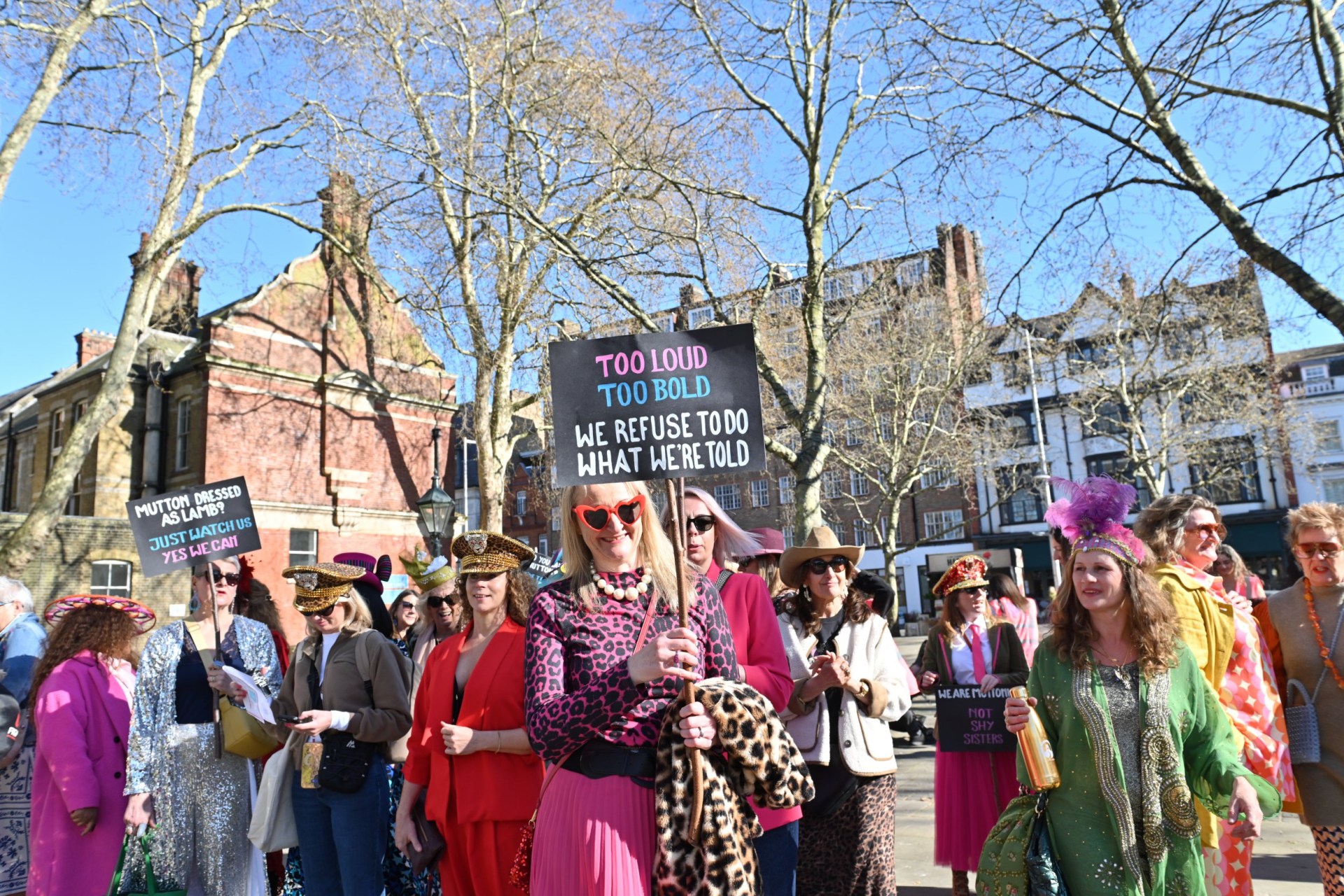 London’s first mutton march saw 100 women celebrate being 'too much'