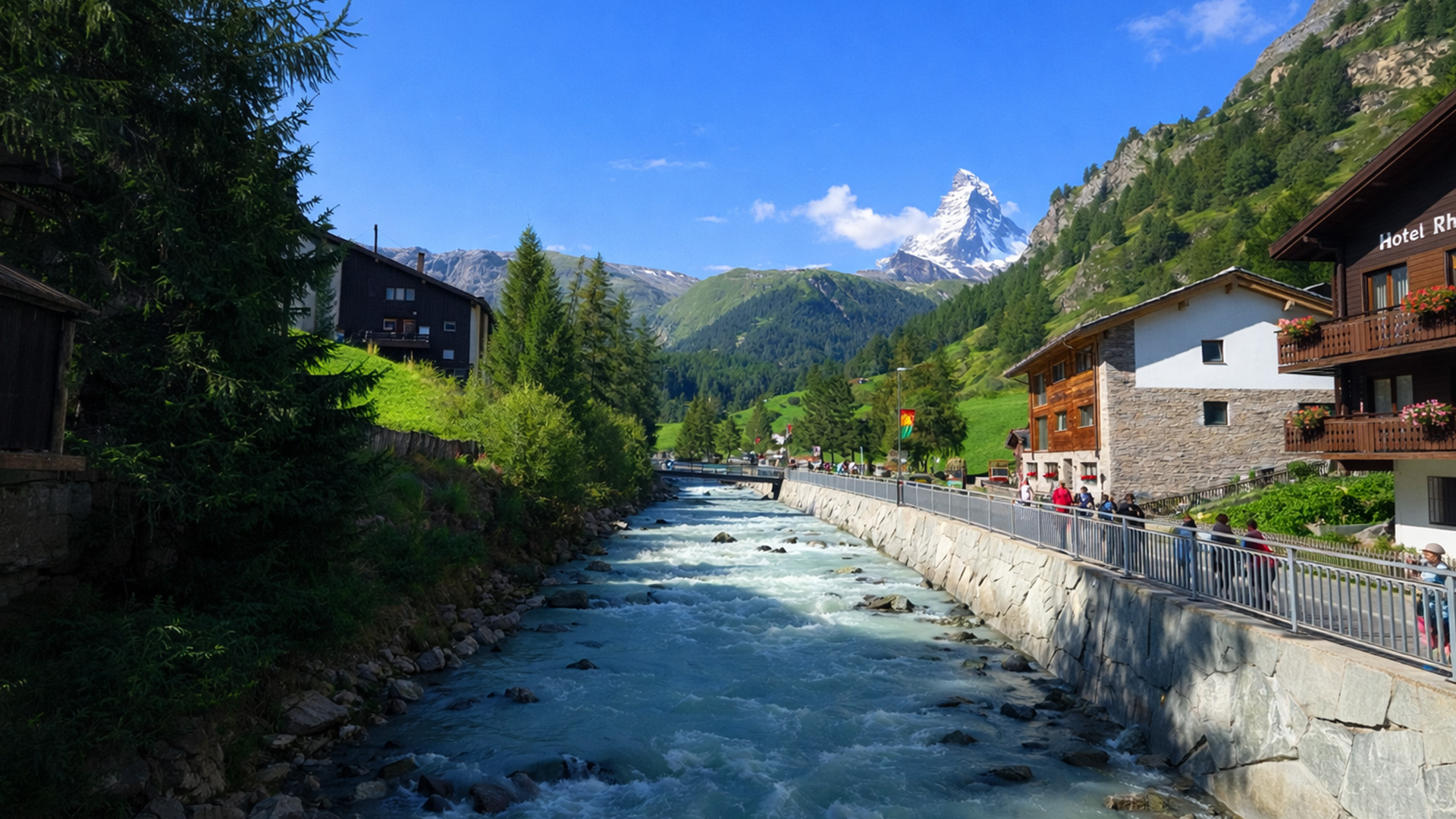 Zermatt Switzerland epic Matterhorn views in the Alps (4K)