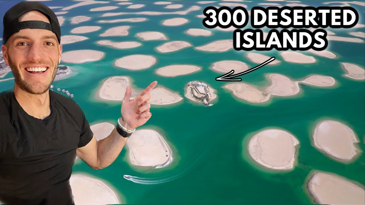 Spending 24h on Dubai's empty manmade islands 🤩