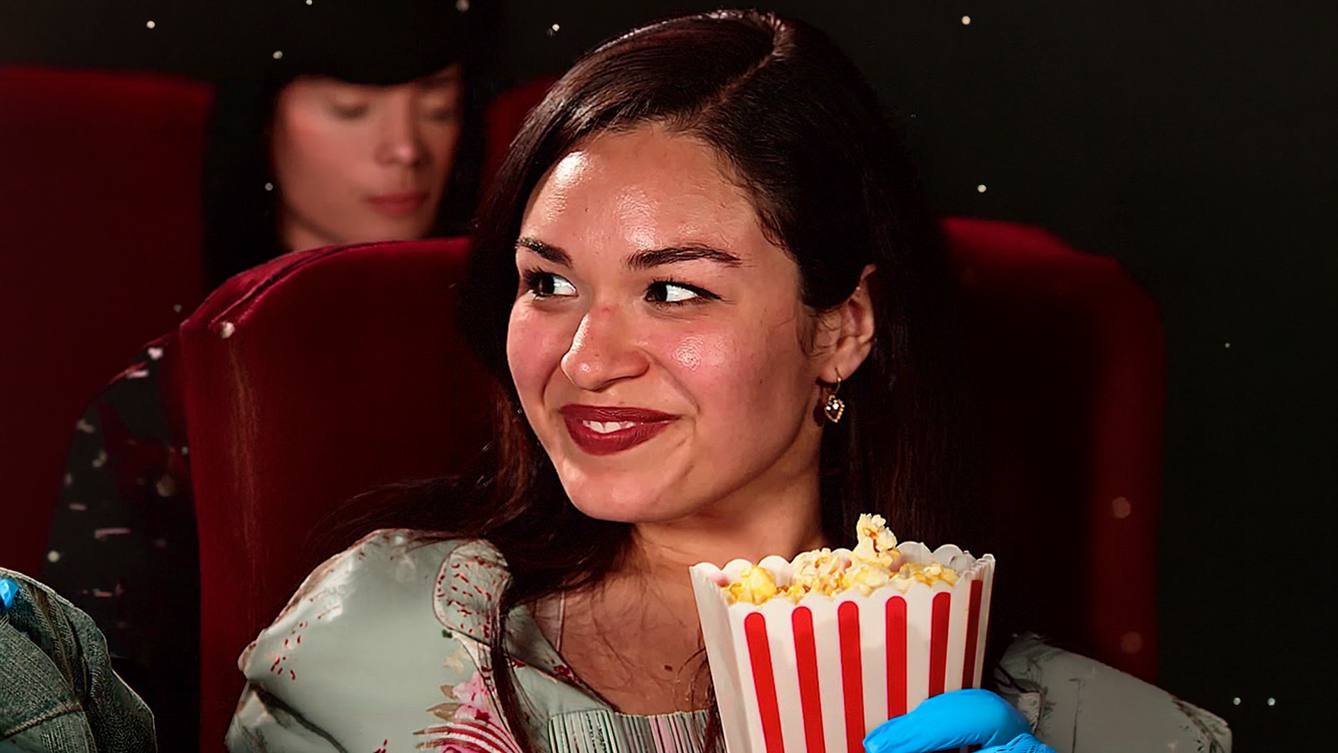 Girl shames poor couple at the movies