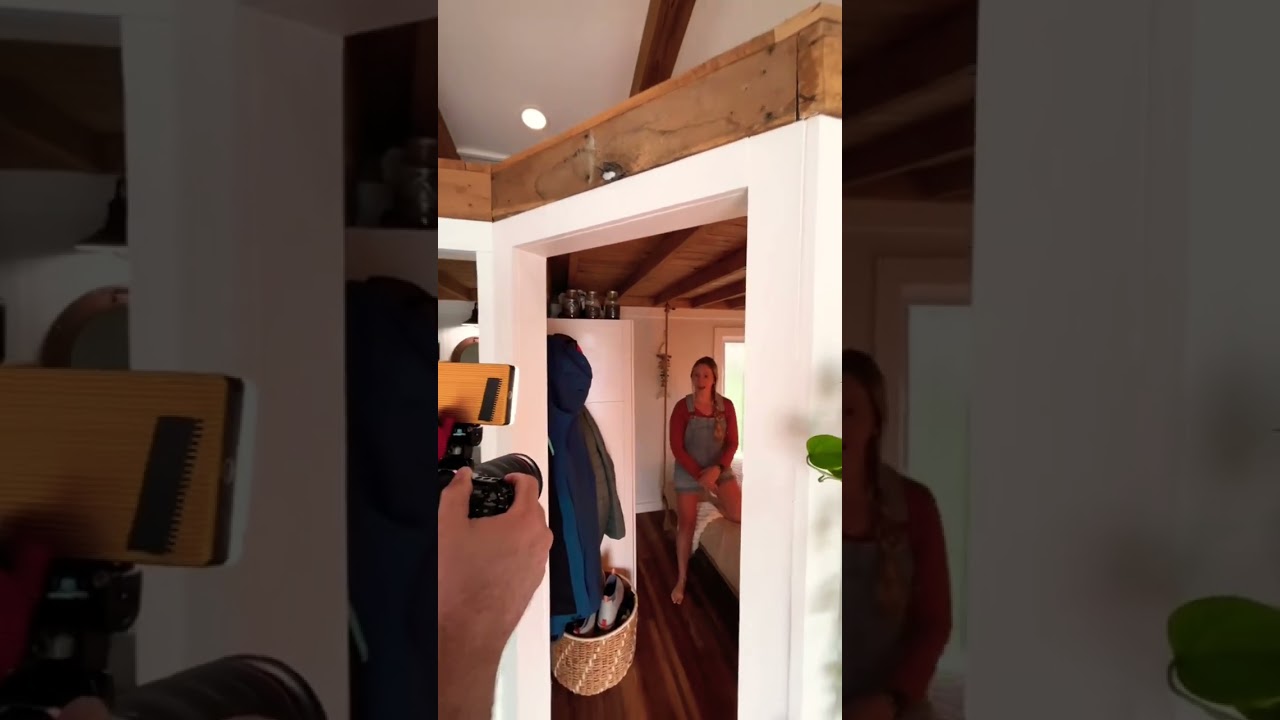 Behind the scenes of our tiny home tour