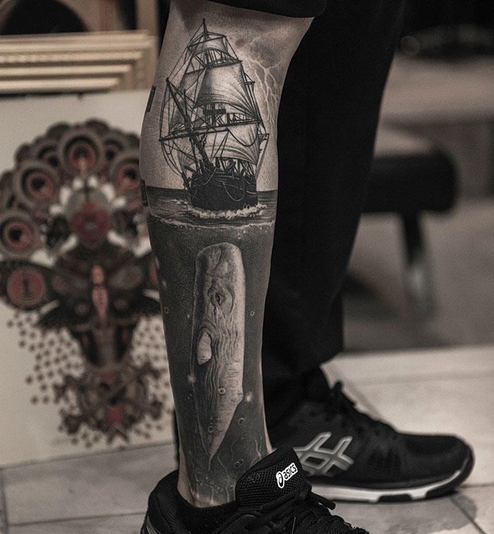 12 distinctive leg sleeve tattoos that may make you want one