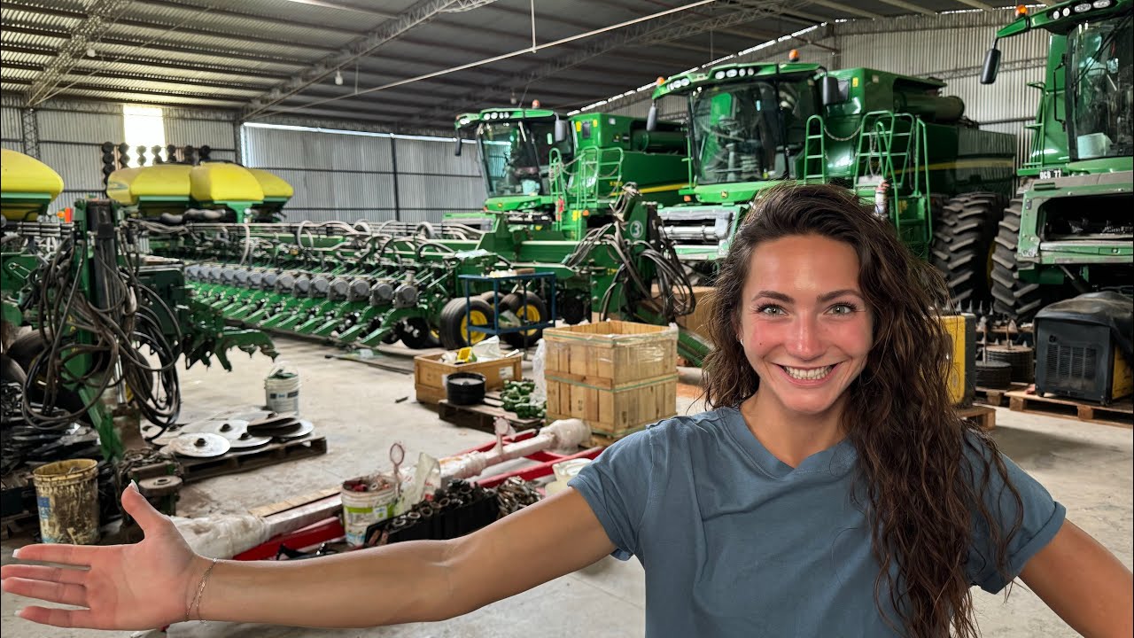 We went to the biggest farm show we’ve ever seen