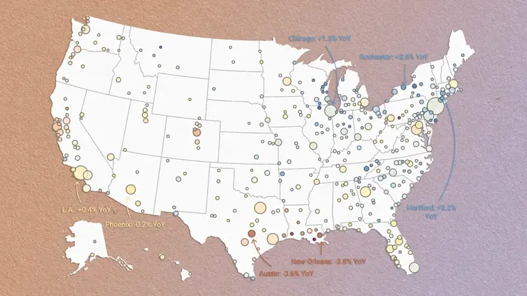 Zillow revises down its home price forecast—this map shows its outlook ...