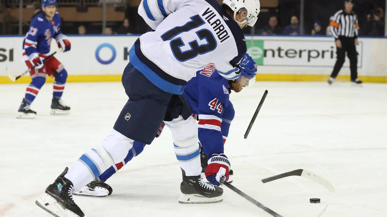 Winnipeg Jets defeat New York Rangers in shootout, spoiling Dylan ...