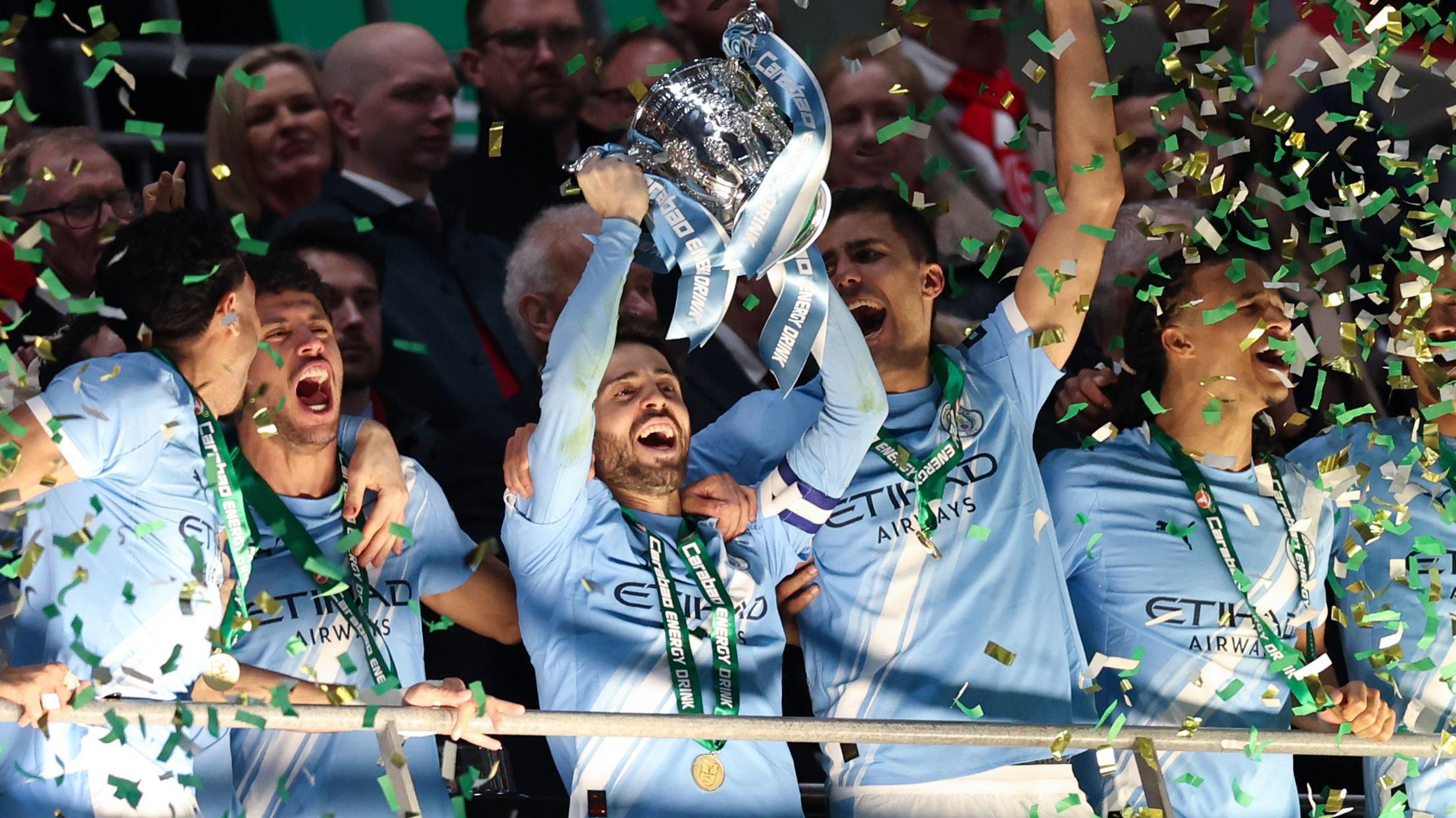 O'Reilly the hero as Man City beat Arsenal to win EFL Cup