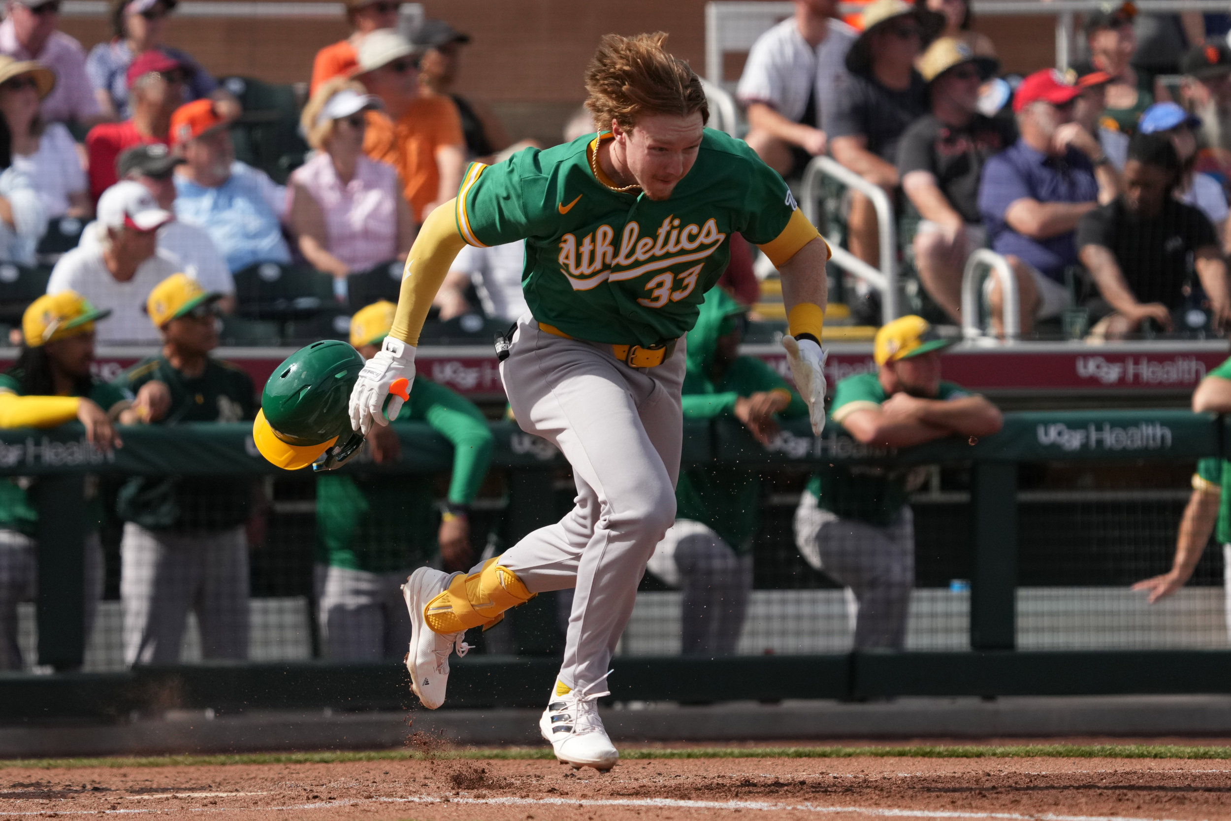A’s Spring Breakout win: Prospects rally past Brewers as big club slips