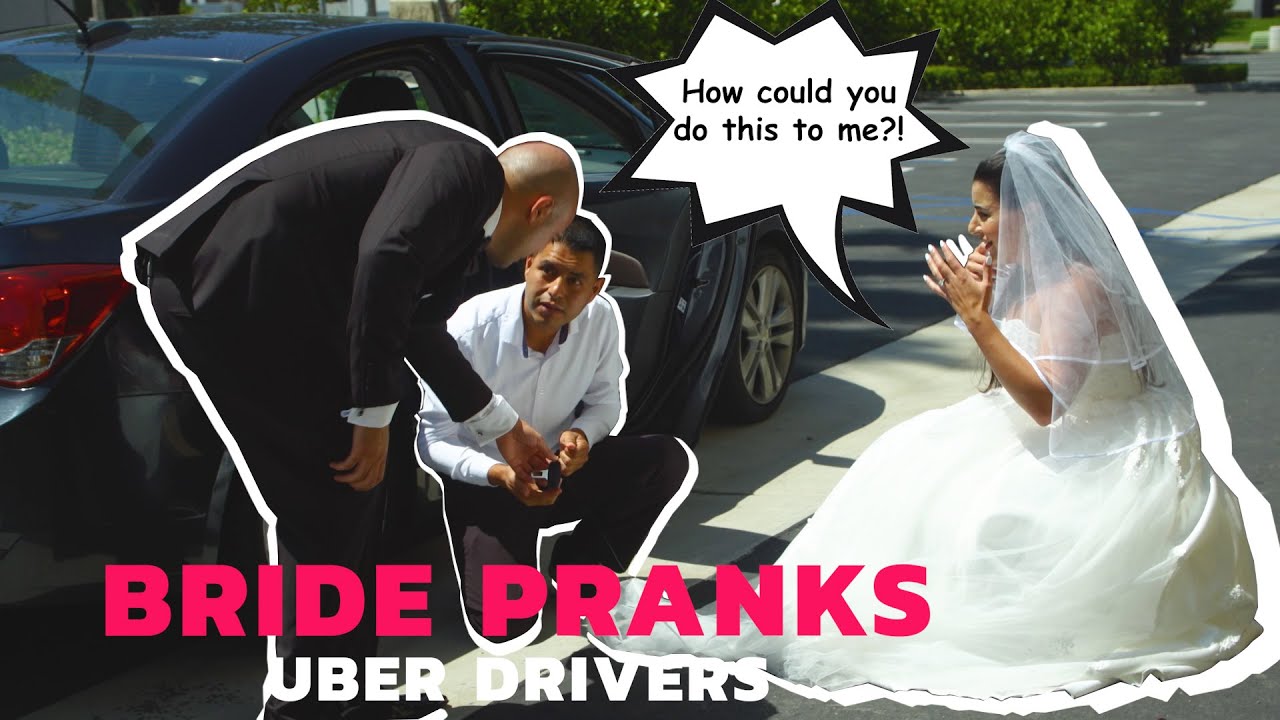 What happens when a bride pranks Uber drivers