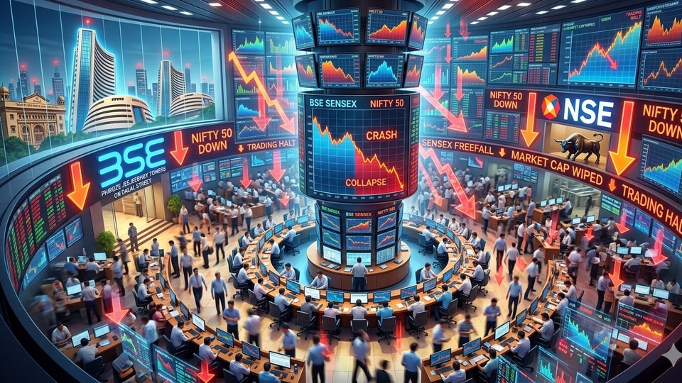 Explained: Why is stock market falling today? Sensex crashes 1,500 ...