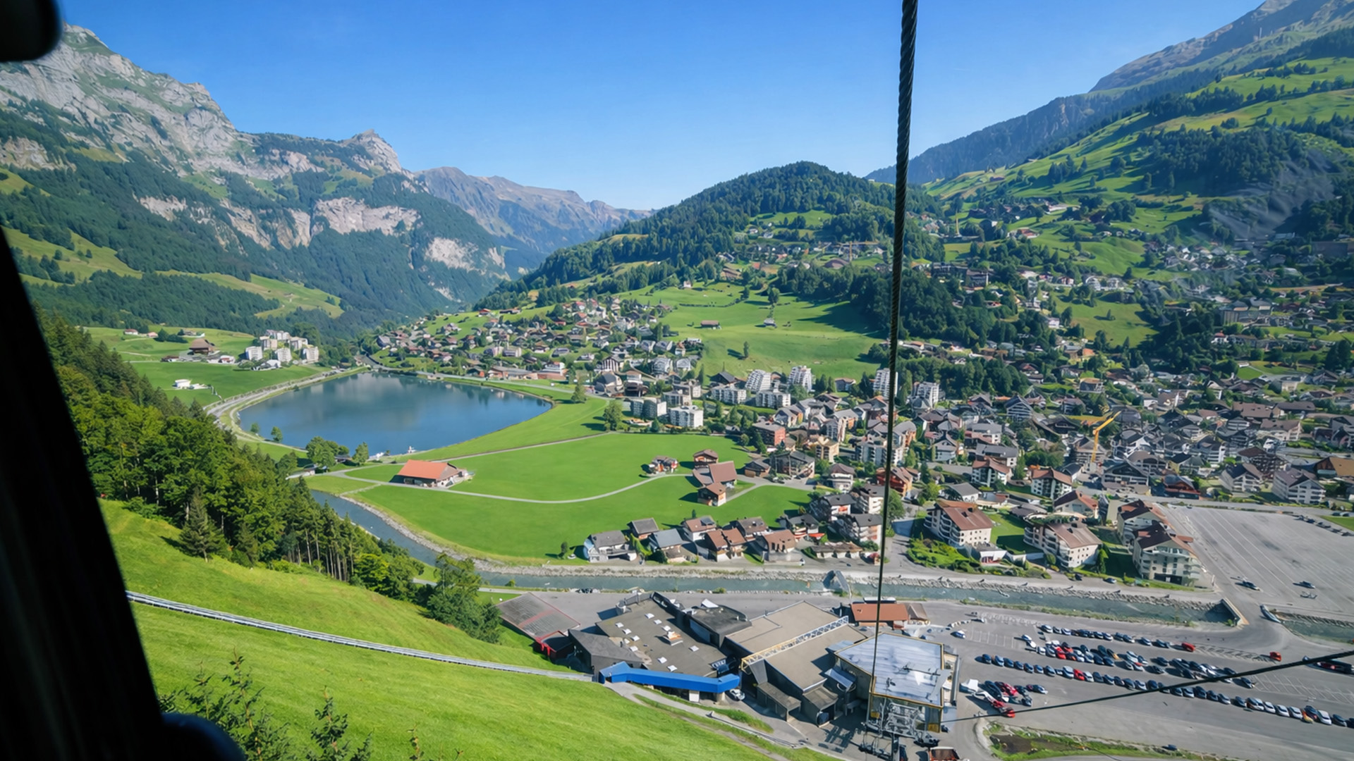 Mount Titlis and Trübsee in Engelberg Switzerland (4K)