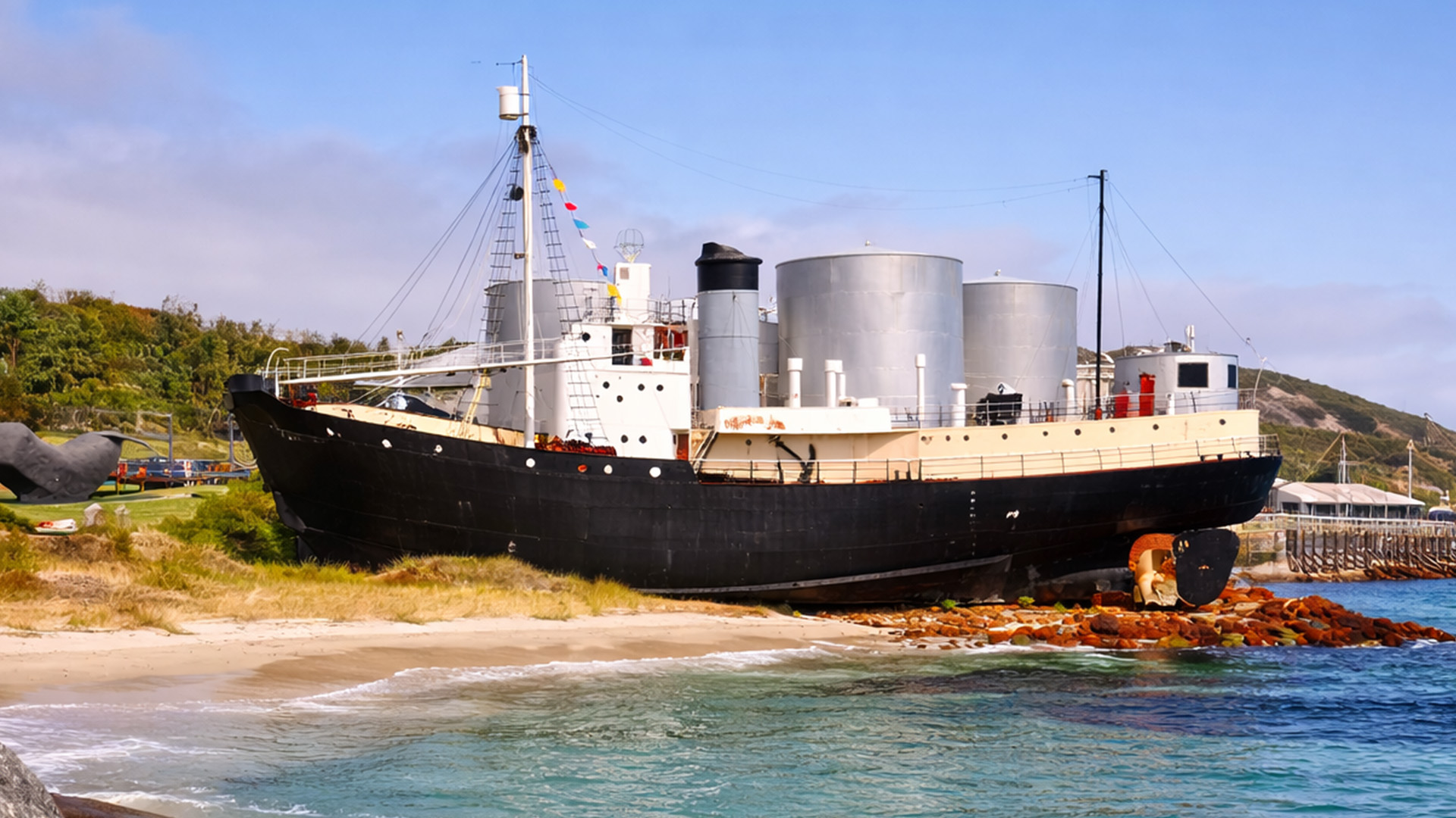 Dit schip staat niet waar het hoort en daar is een reden voor