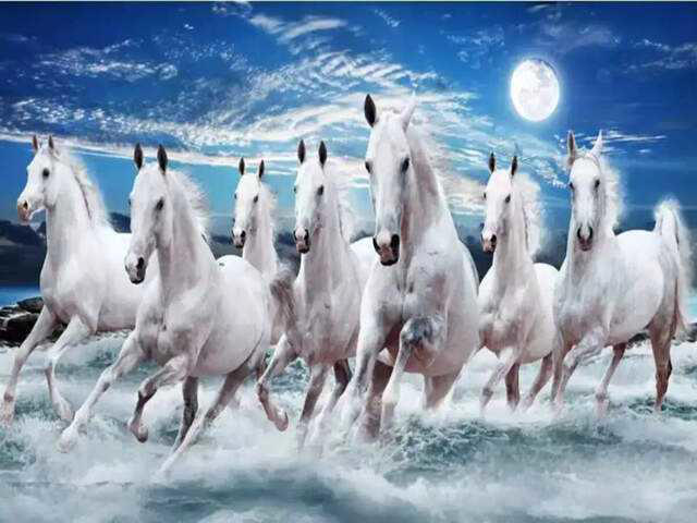 Vastu guidelines for displaying seven horses paintings