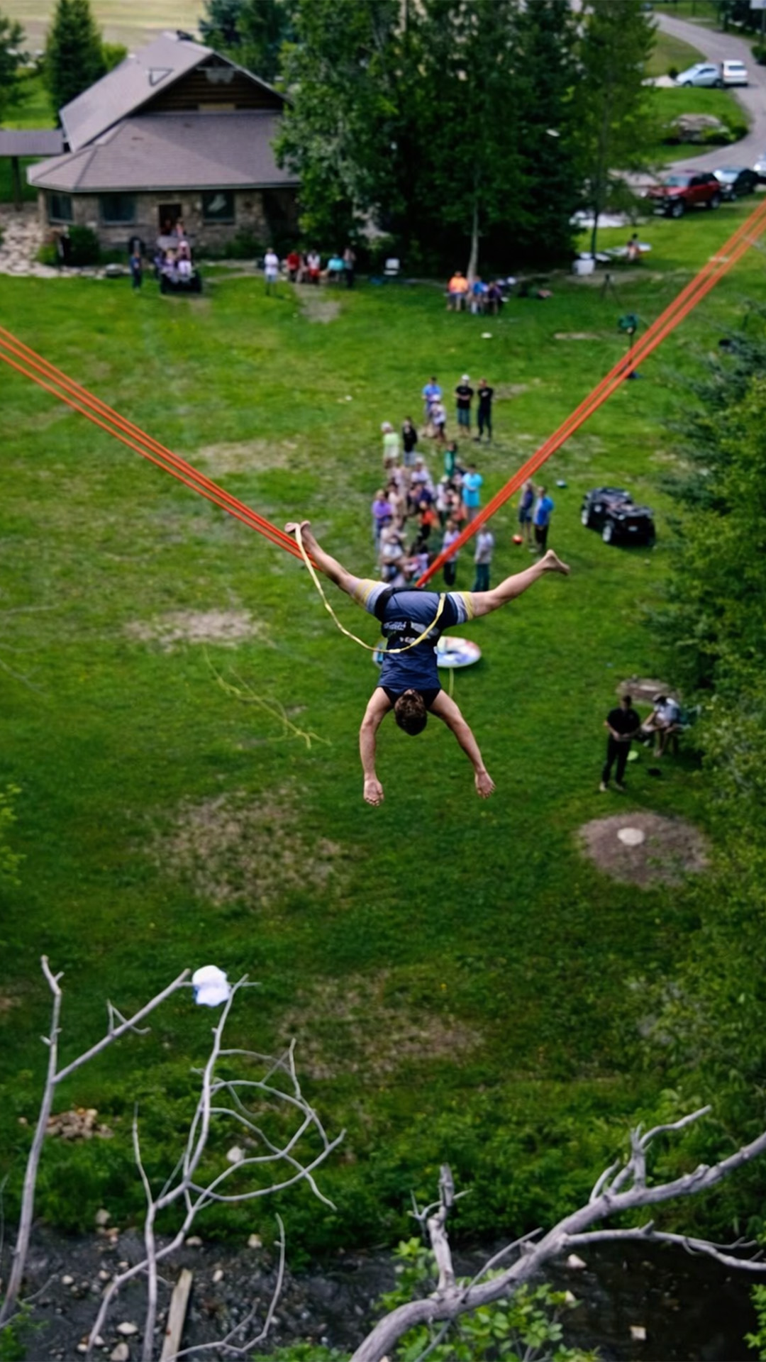 The moment this ride turns upside down