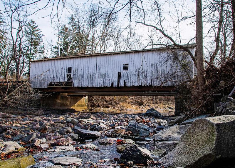This picture-perfect covered bridge in New Jersey deserves a road trip
