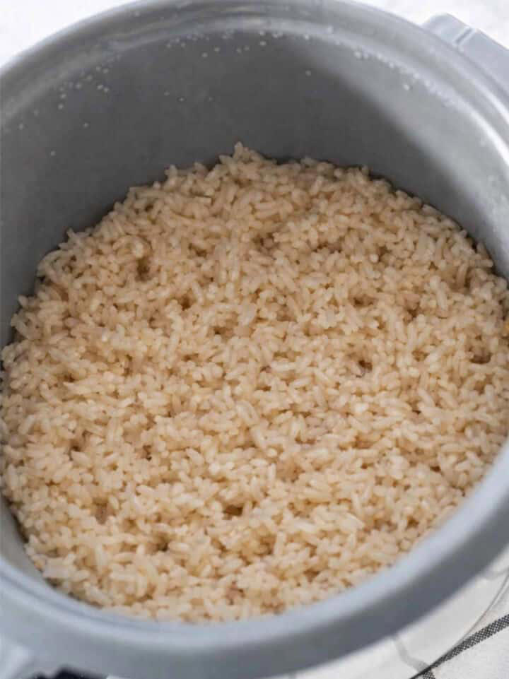 Rice cooker brown rice (short grain)