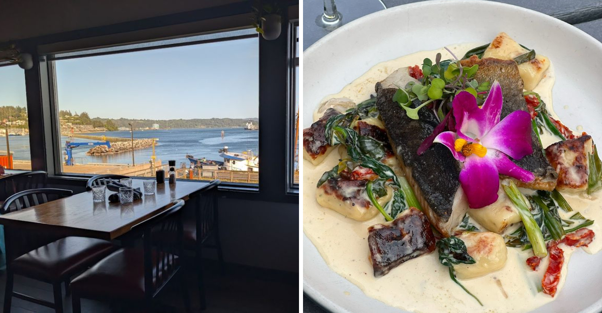 This Oregon waterfront restaurant serves sunset views that make dinner ...