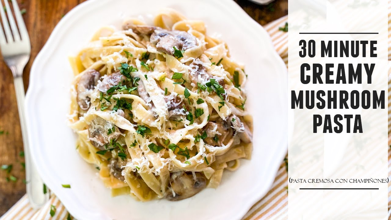 Creamy mushroom and garlic pasta: easiest delicious recipe