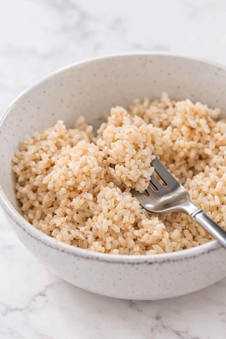 Rice cooker brown rice (short grain)