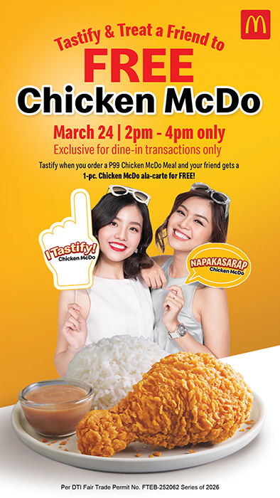 One day only: Here's how to score two Chicken McDo meals for P99 on ...