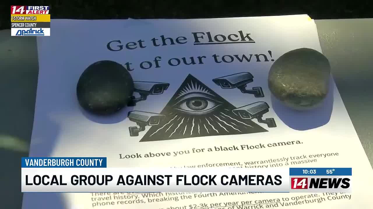 Group raises concerns about Flock camera use in southern Indiana