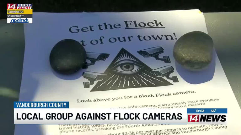 Group raises concerns about Flock camera use in southern Indiana