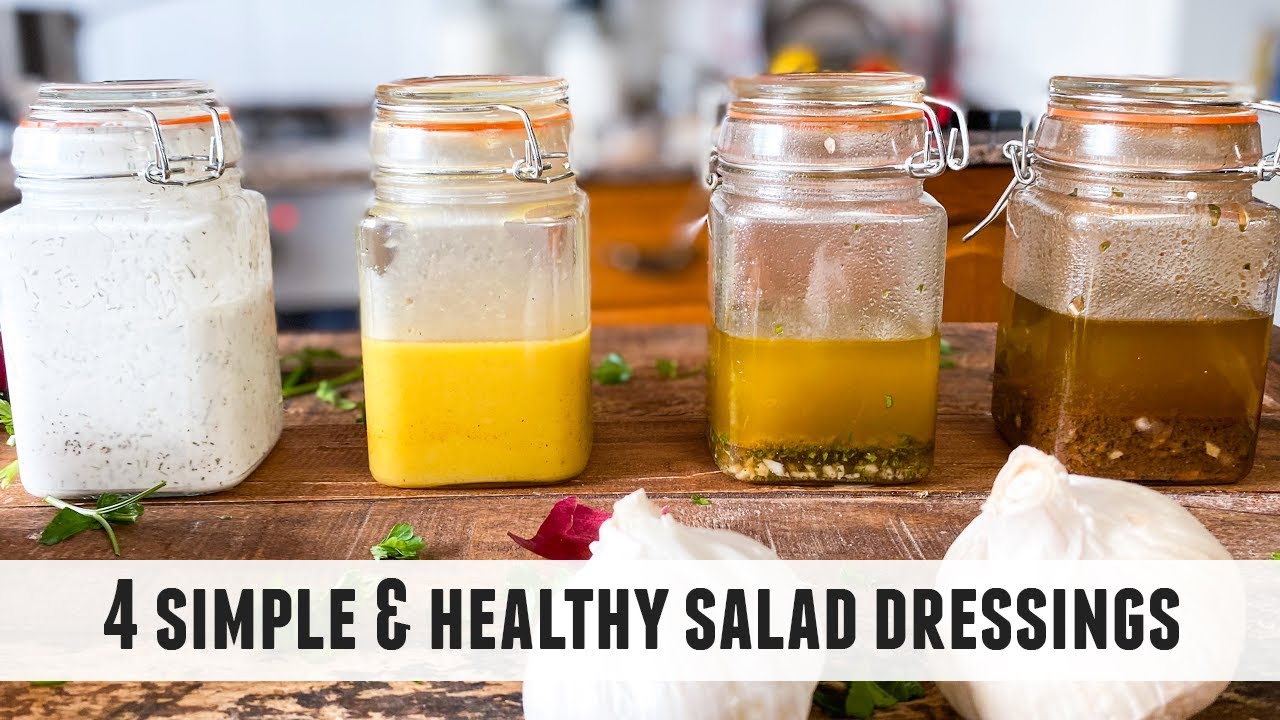 4 healthy salad dressings to boost flavor in every salad
