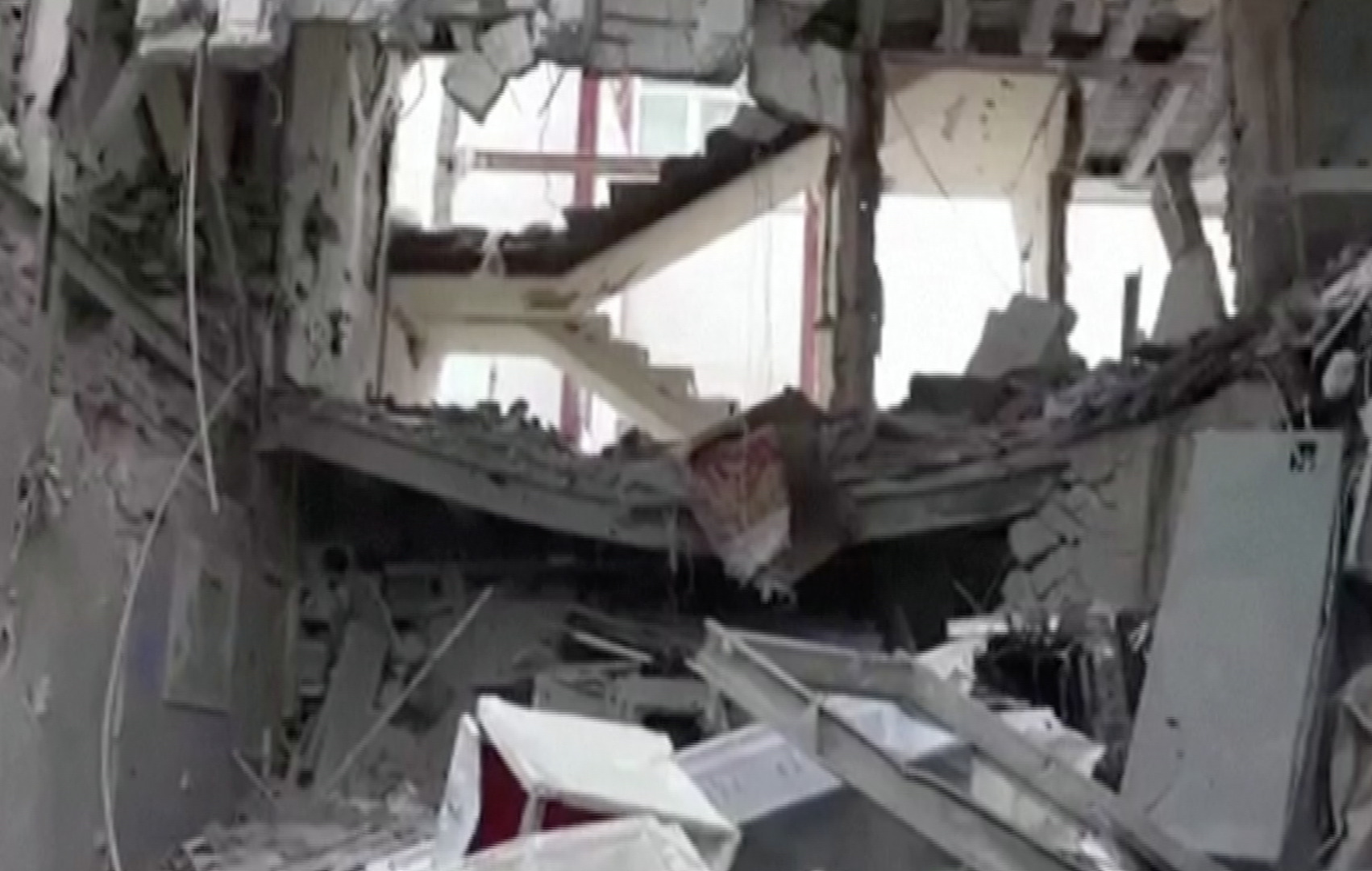 Immense damage seen in Iran’s streets after air strikes