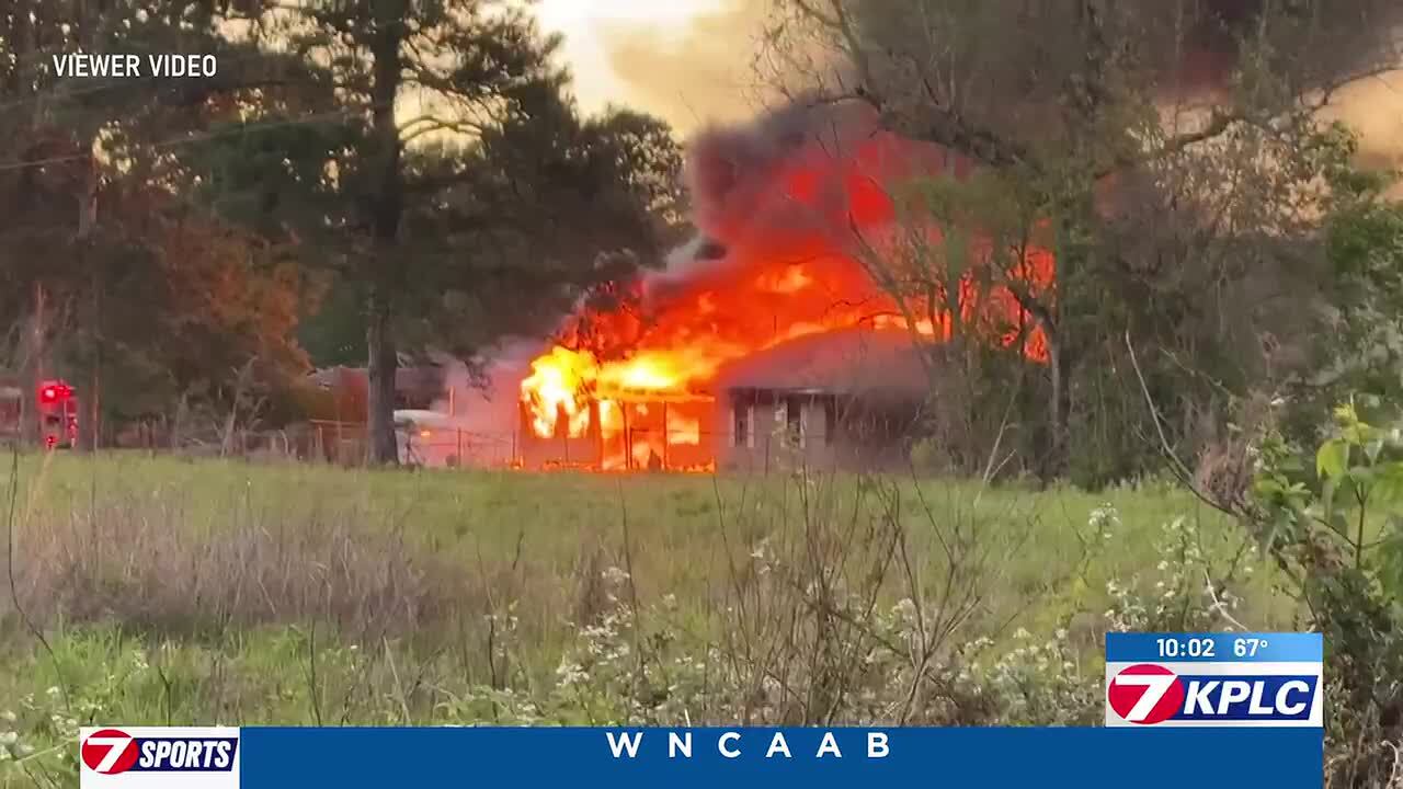 Fire destroys Oberlin home on Paul Frank Road