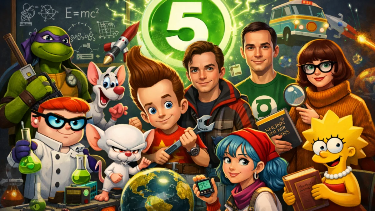 Los 9 personajes más inteligentes de series y caricaturas de Canal 5