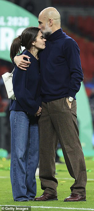 Pep Guardiola lingers for sweet moment with daughter Maria as he weighs ...
