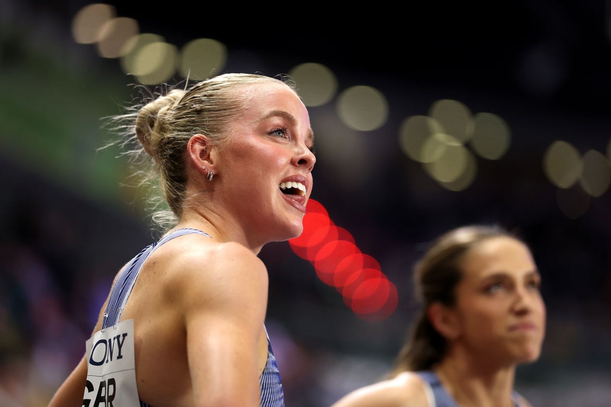 Hodgkinson stunned by relay time minutes after gold at World Indoors