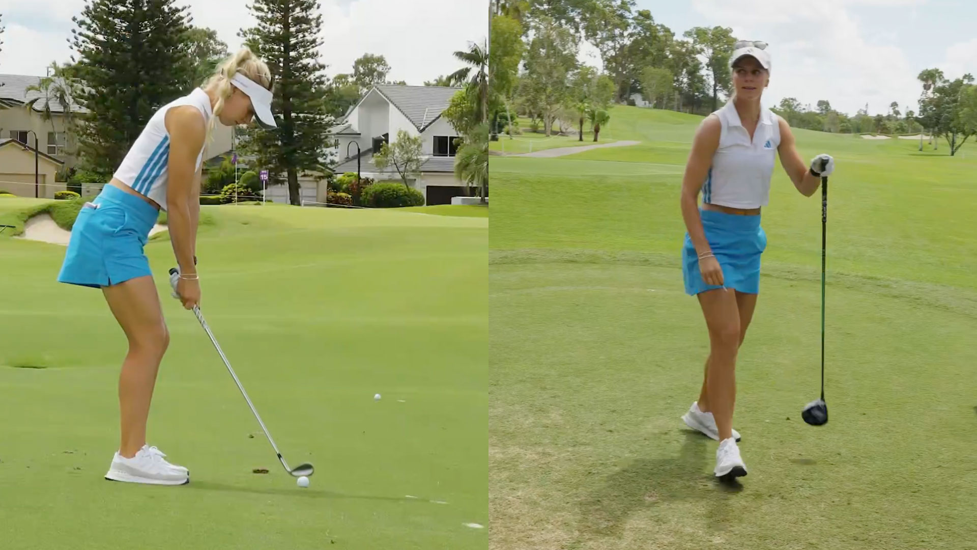Women’s golfer Annabelle Fuller draws attention with outfit choice